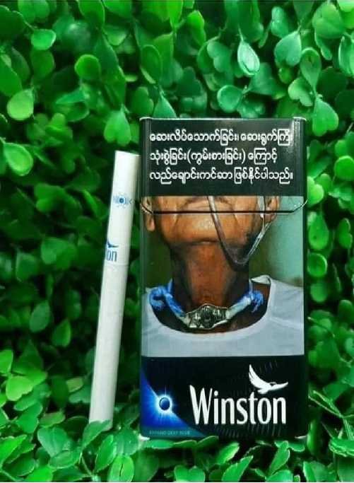 บุหรี่นอก Winston Deep Blue (ลิขสิทธิ์พม่า) - 260hutnd.net