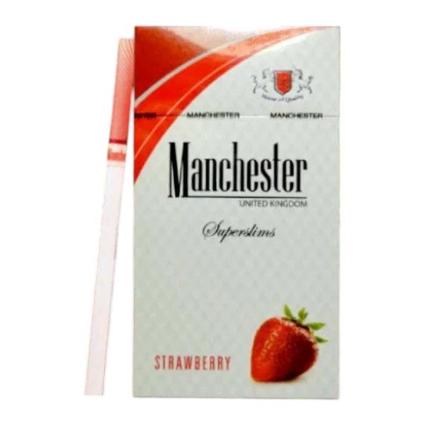 บุหรี่นอก Manchester Strawberry Slims ส่งฟรี - 260hutnd.net